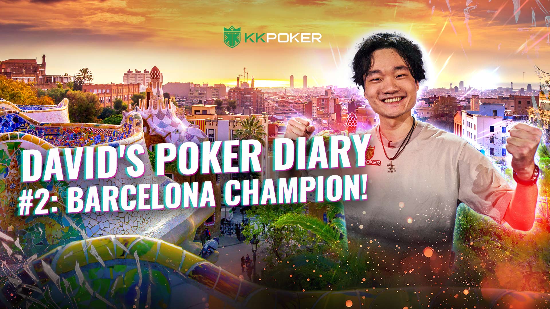 KKPoker Official | SOL, MAR Y ÉXITO EN BARCELONA PARA DAVID KO